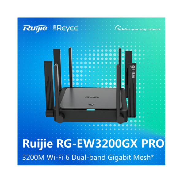 Router wifi 2 băng tần Ruijie Reyee RG-EW3200GX PRO tốc độ 3200Mbps, 4 ...